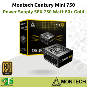 Jual PSU Montech Century Mini 750Watt 80 Plus Gold Modular SFX Power ...