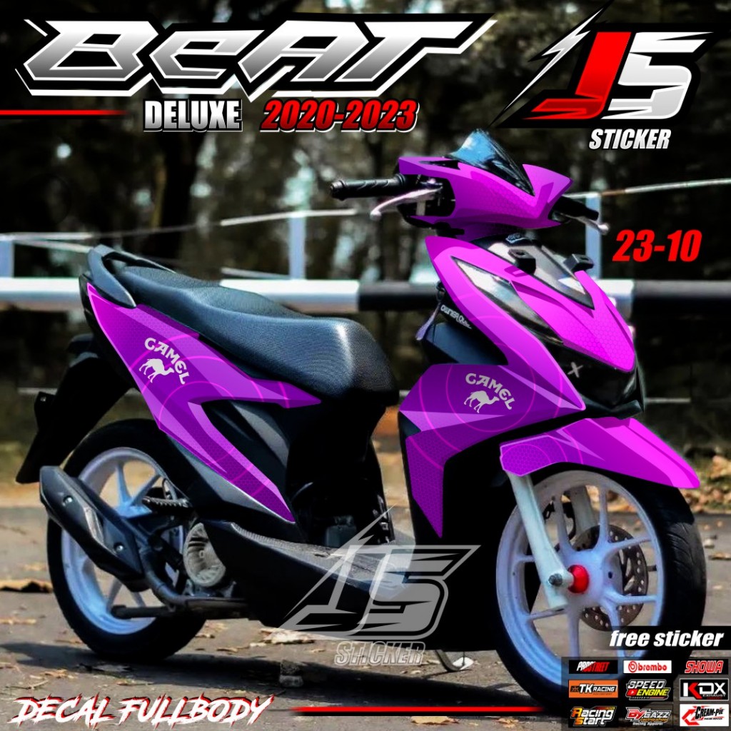 Jual (COD) TERBARU Decal Sticker Beat DELUXE STREET 2020 2021 2022 2023 ...