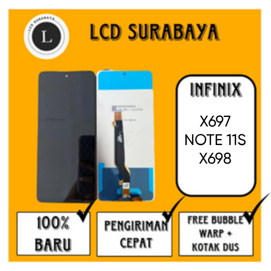 Jual LCD INFINIX X697 / NOTE 11 PRO / NOTE 11S / X698 ORIGINAL TOUCHSCREEN FULLSET | Shopee ...