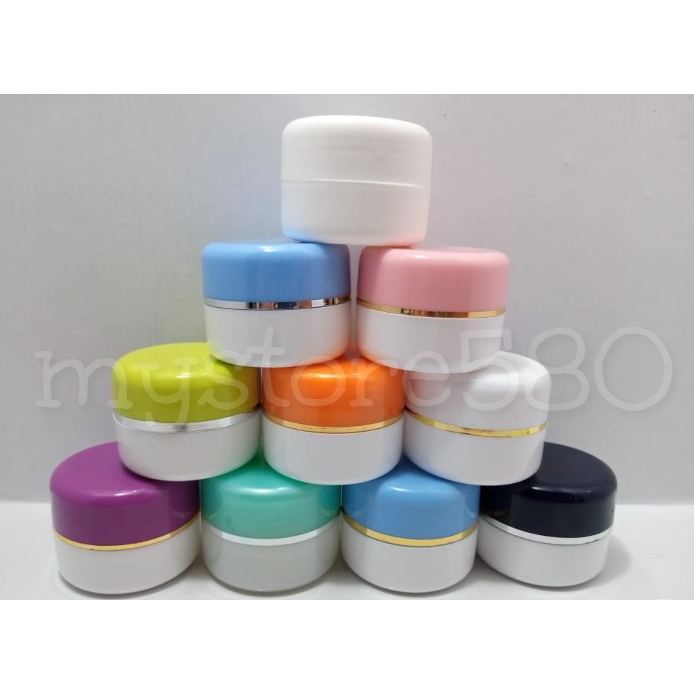 Jual POT PP CREAM / POT KOSMETIK / POT KRIM 10GR / POT CREAM 10GR ...