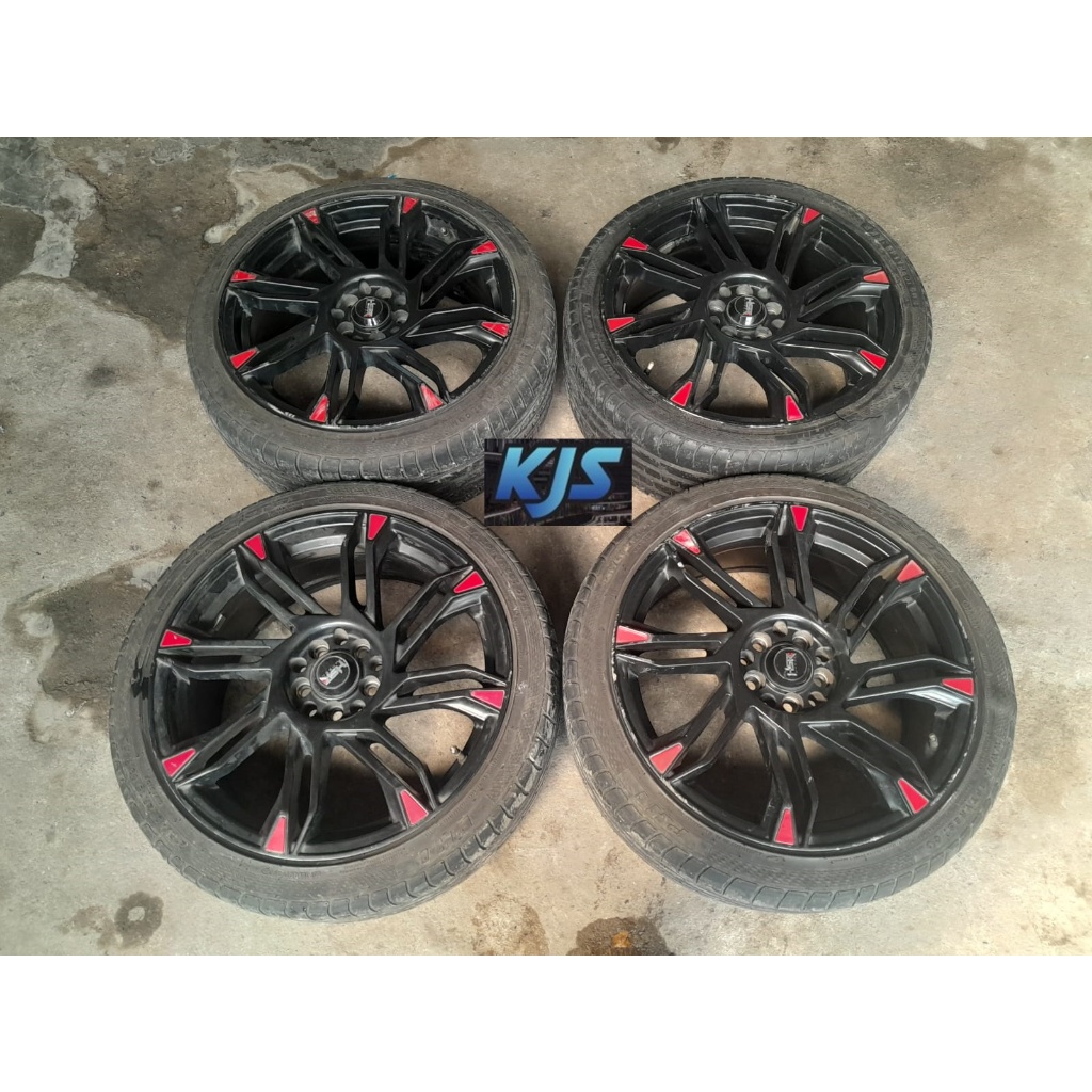 Jual Pelek Mobil Seken HSR Sirius Ring 18 Ban 215/40 R18 Buat Ertiga ...