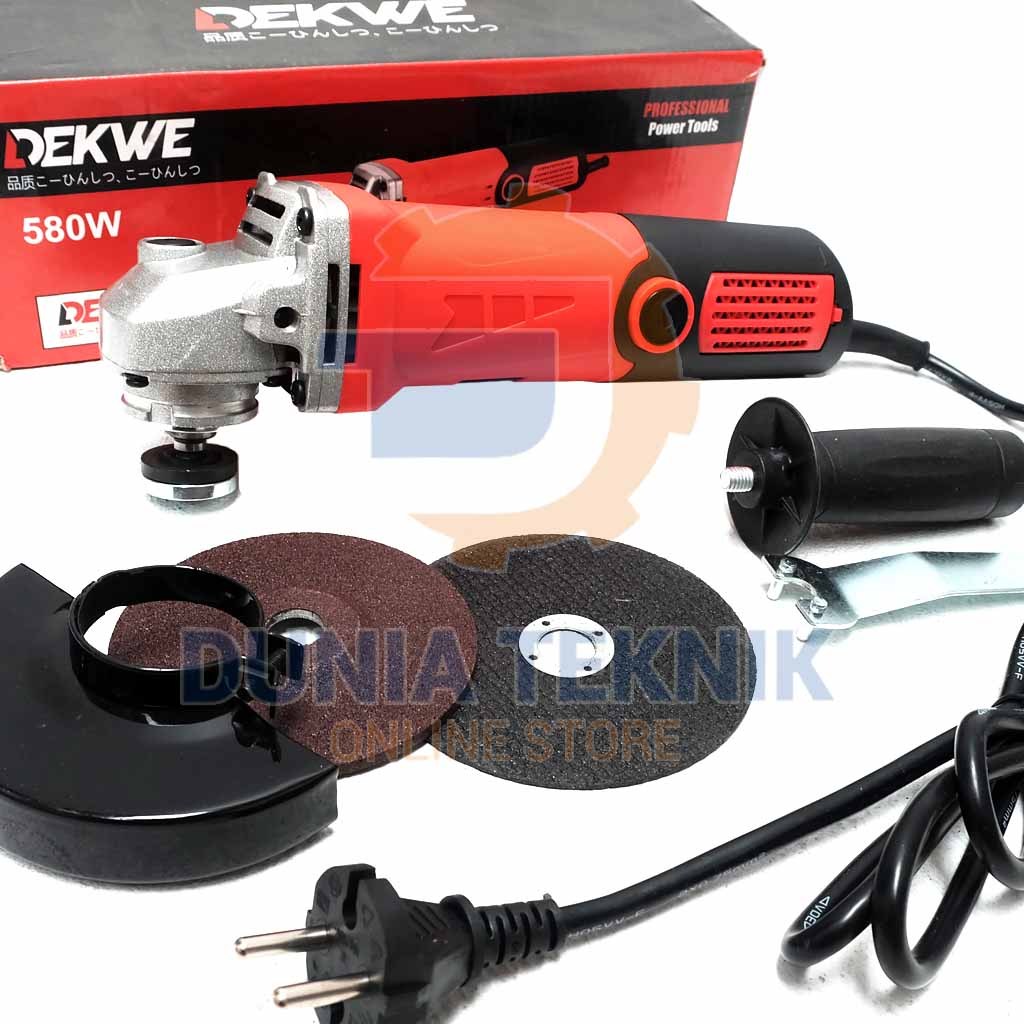 Jual Mesin Gerinda Tangan Variable Speed DEKWE DK7012 Angle Grinder 4 ...