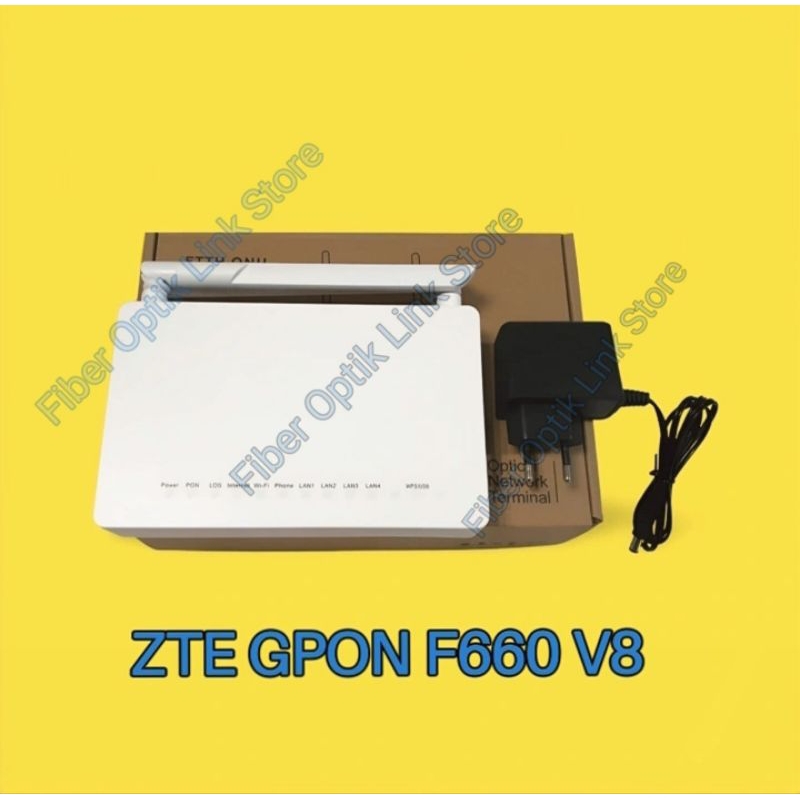Jual ONT ZTE F660 V8 GPON BARU | Shopee Indonesia