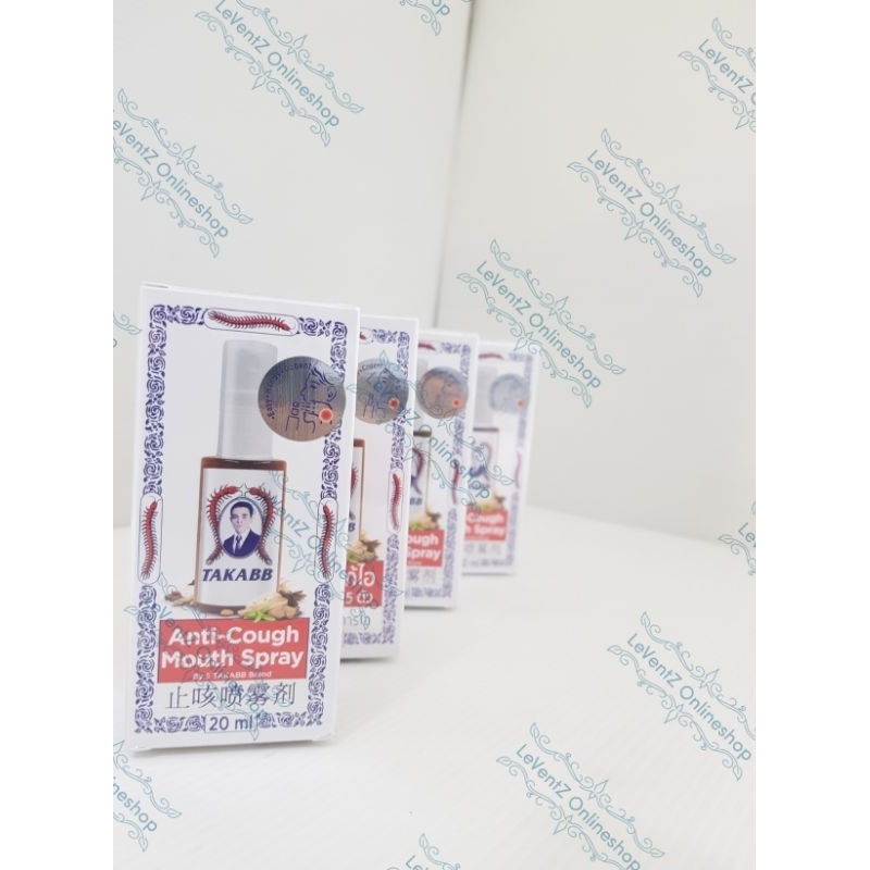 Jual Takabb Anti Cough Mouth Spray 20ml / Spray Obat batuk Thailand ...