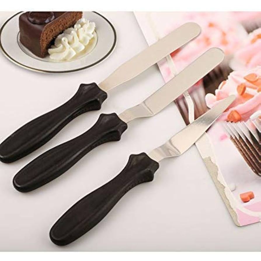 Jual (SKR) Cake Icing Cream Buttercream Kue Spatula Solet Dekor Kue ...