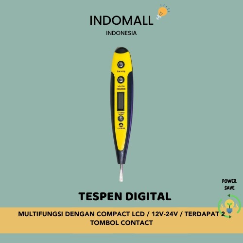 Jual TESPEN DIGITAL JAKMAN AC DC 12V-250V / TESPEN MULTI FUNGSI 14cm ...