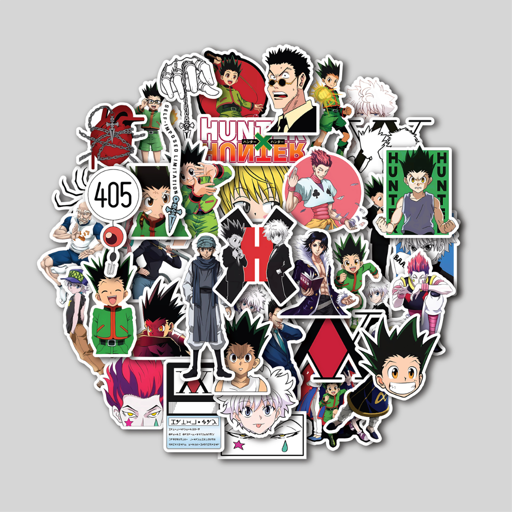 Jual STICKER PACK HUNTER X HUNTER | STICKER TUMBLER | STIKER LAPTOP ...