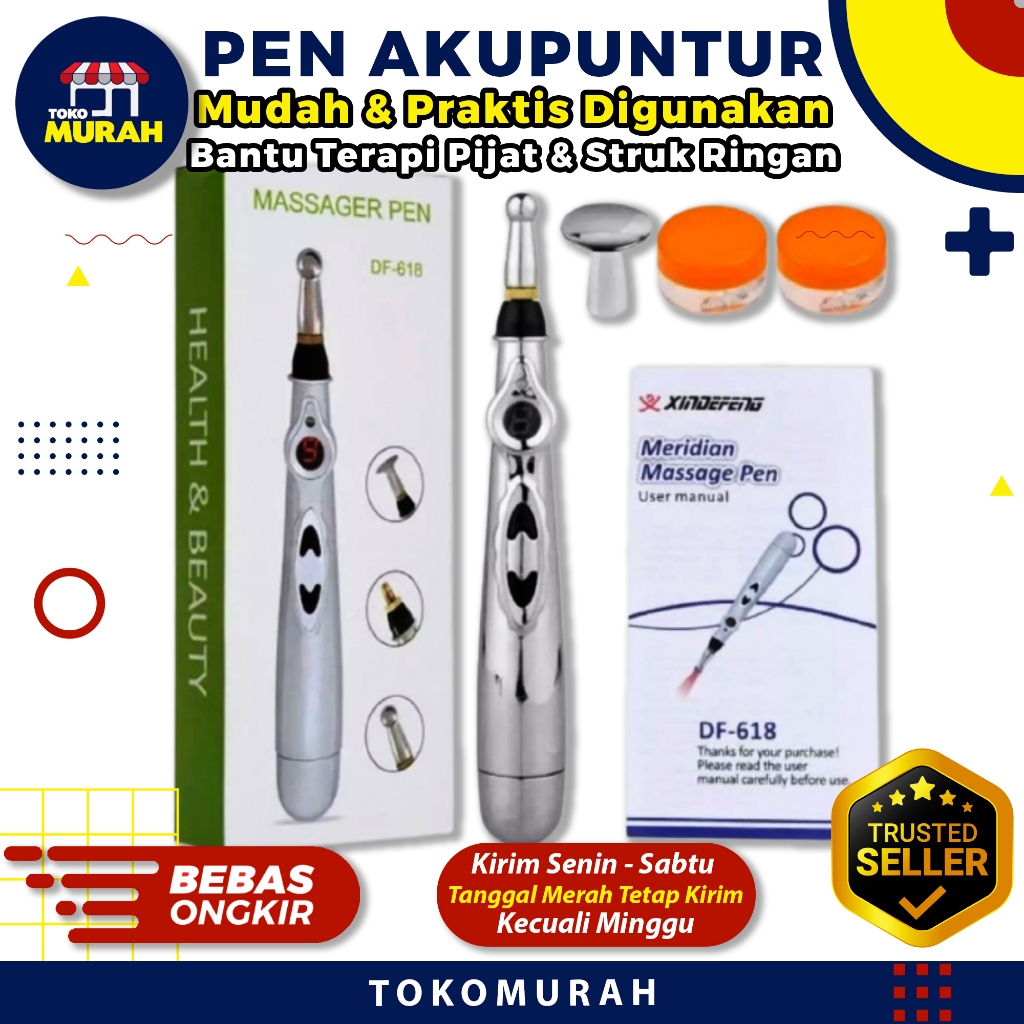 Jual Original DF-618 Akupuntur Pen Terapi 1 Set | Shopee Indonesia