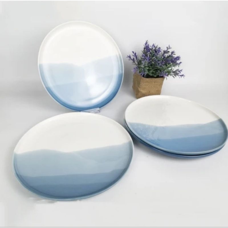 Jual Piring Keramik Aesthetic Modern European/Fritz Gradient Dinnerware ...