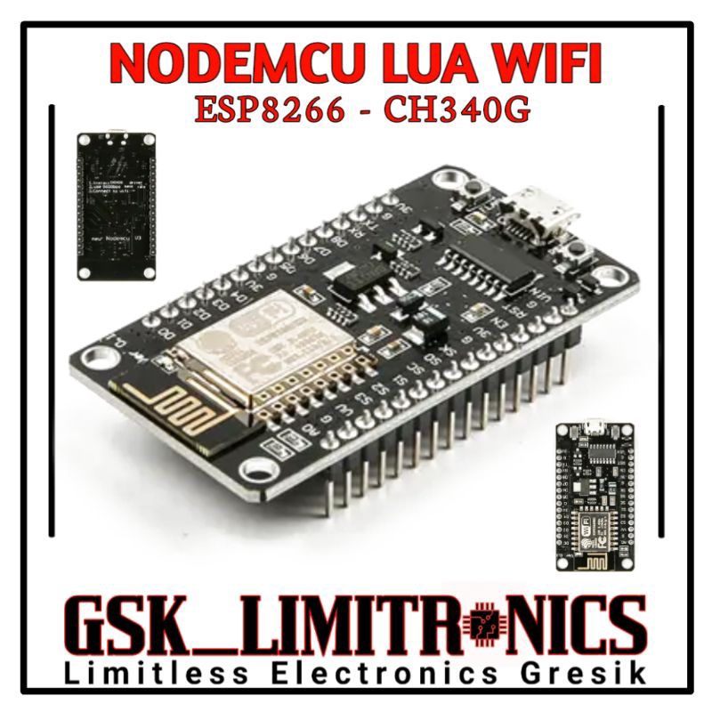 Jual NODEMCU ESP8266 ( LOLIN ) Chip Serial CH340G | Shopee Indonesia
