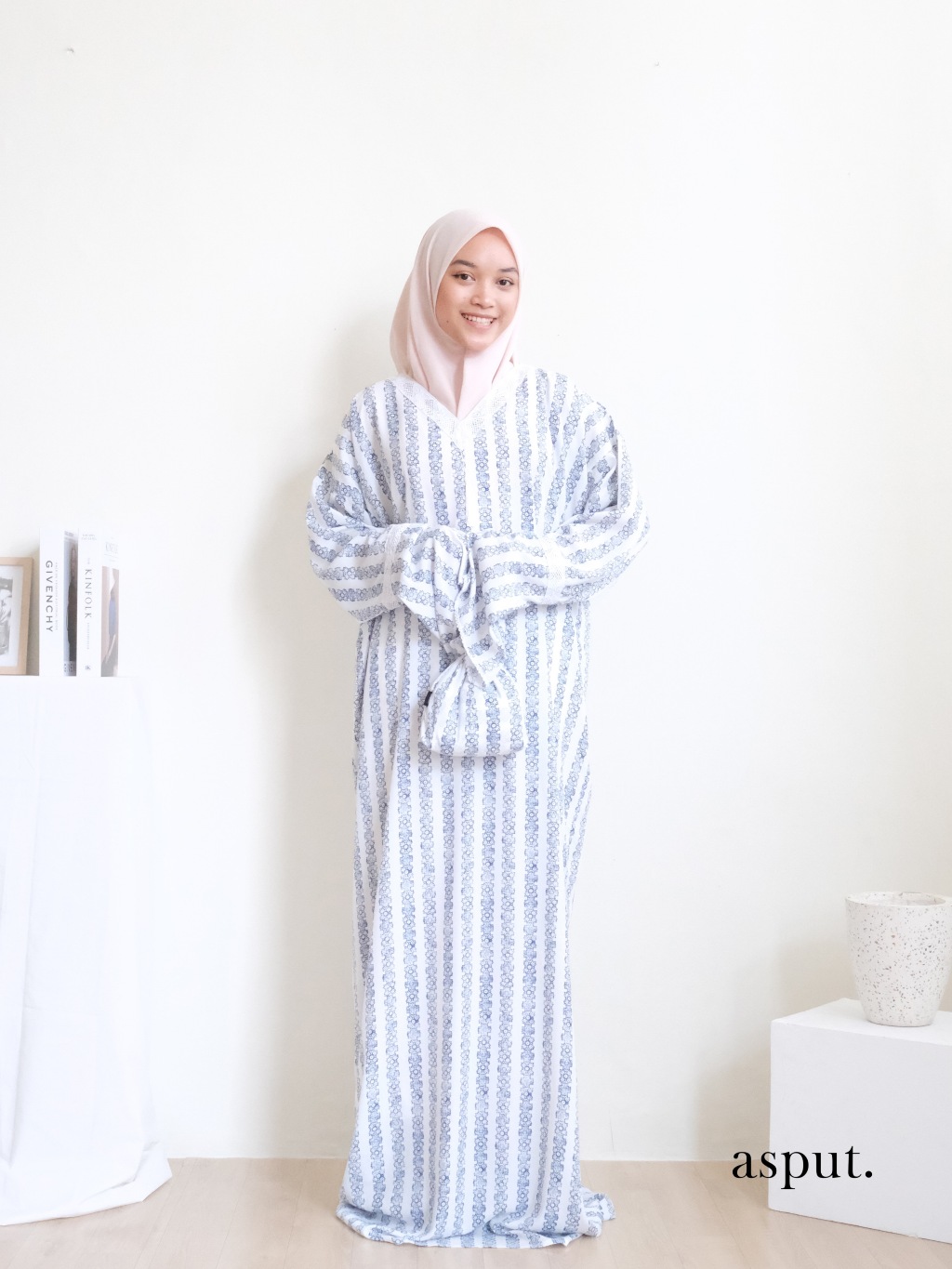 Jual ASPUT - Utari Mukena Abaya Motif | Shopee Indonesia