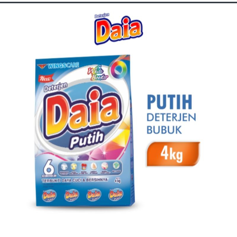 Jual Daia detergent bubuk 4 kg | Shopee Indonesia