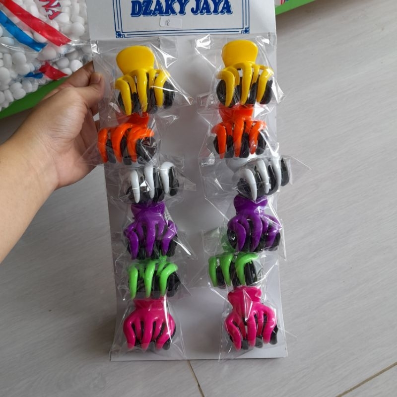 Jual (Isi 12) Jedai Besar Korea / Jedai Rambut Aesthetic Renceng ...