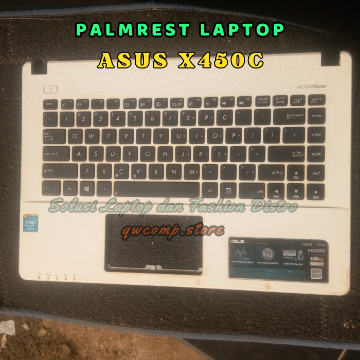 Jual palmrest asus x450c orijinal normal | Shopee Indonesia