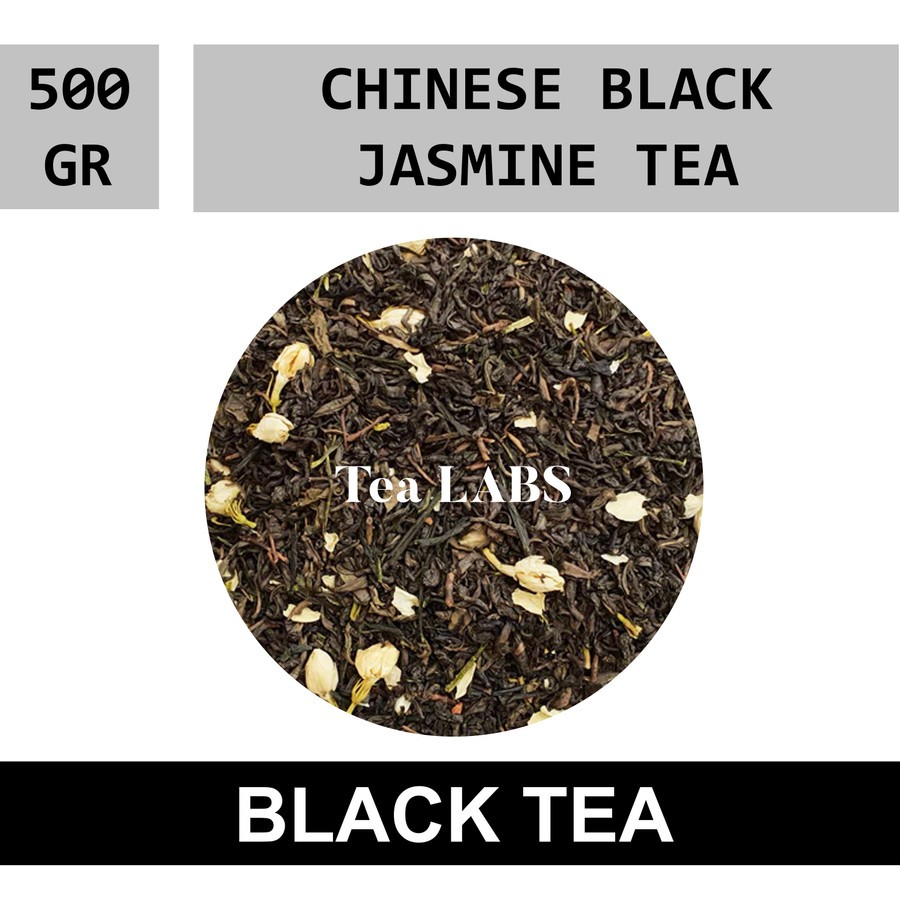 Jual Fujian Black Jasmine Tea / Chinese Tea Premium 500 GRAM | Shopee ...