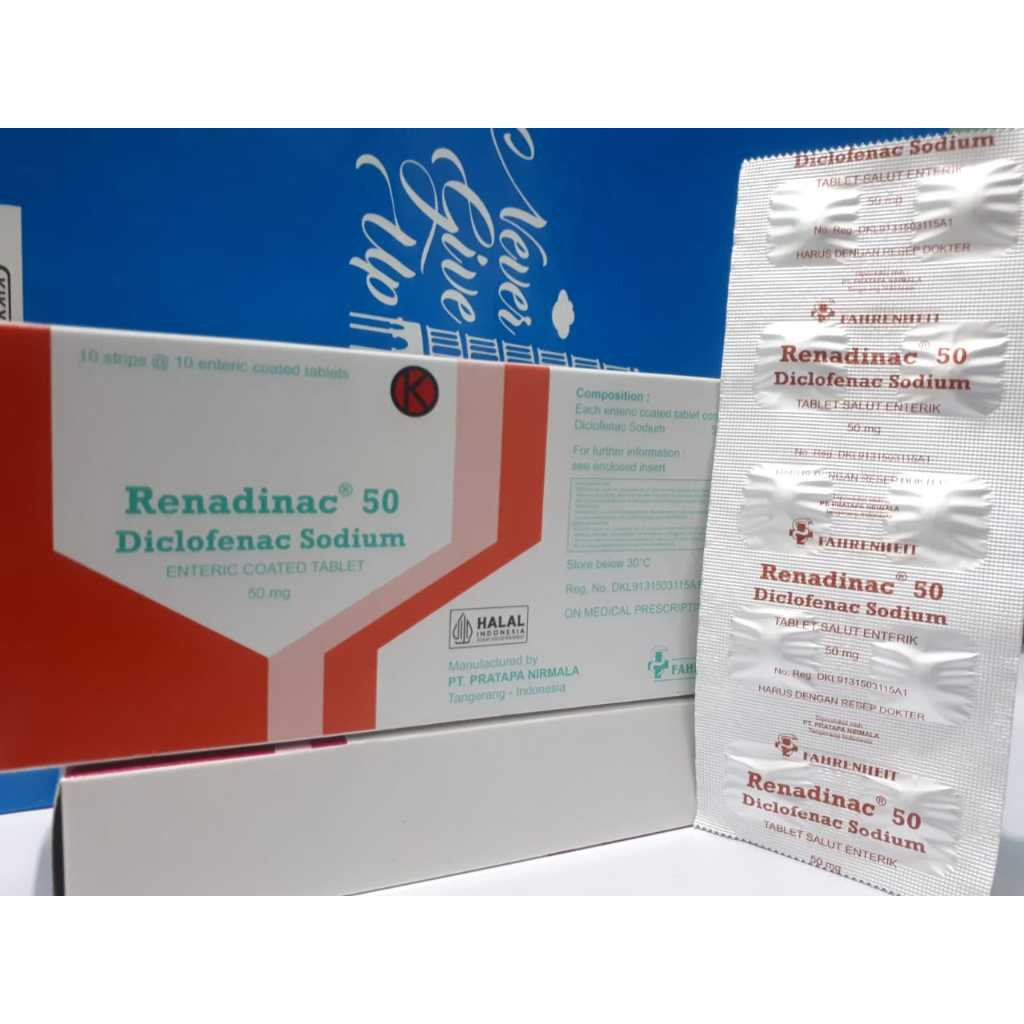 Jual RENADINAC TABLET (HARGA YANG TERTERA HARGA PER 1 STRIP ISI 10 ...