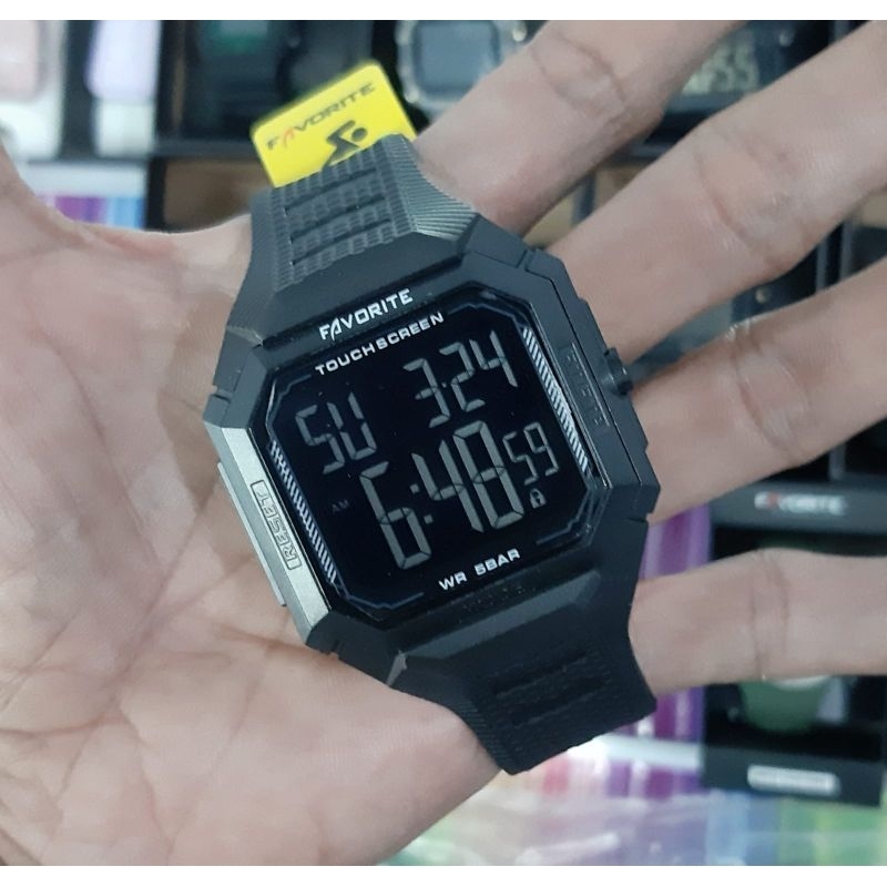 Jual jam tangan original FAVORITE 359 layar sentuh seting | Shopee ...