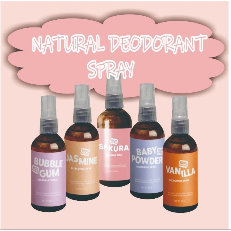 Jual PROMO NATURAL DEODORAN SPRAY Jskn | Shopee Indonesia