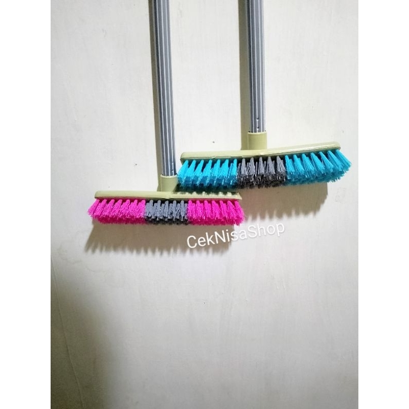 Jual sikat lantai gagang panjang / sikat wc gagang panjang / sikat ...