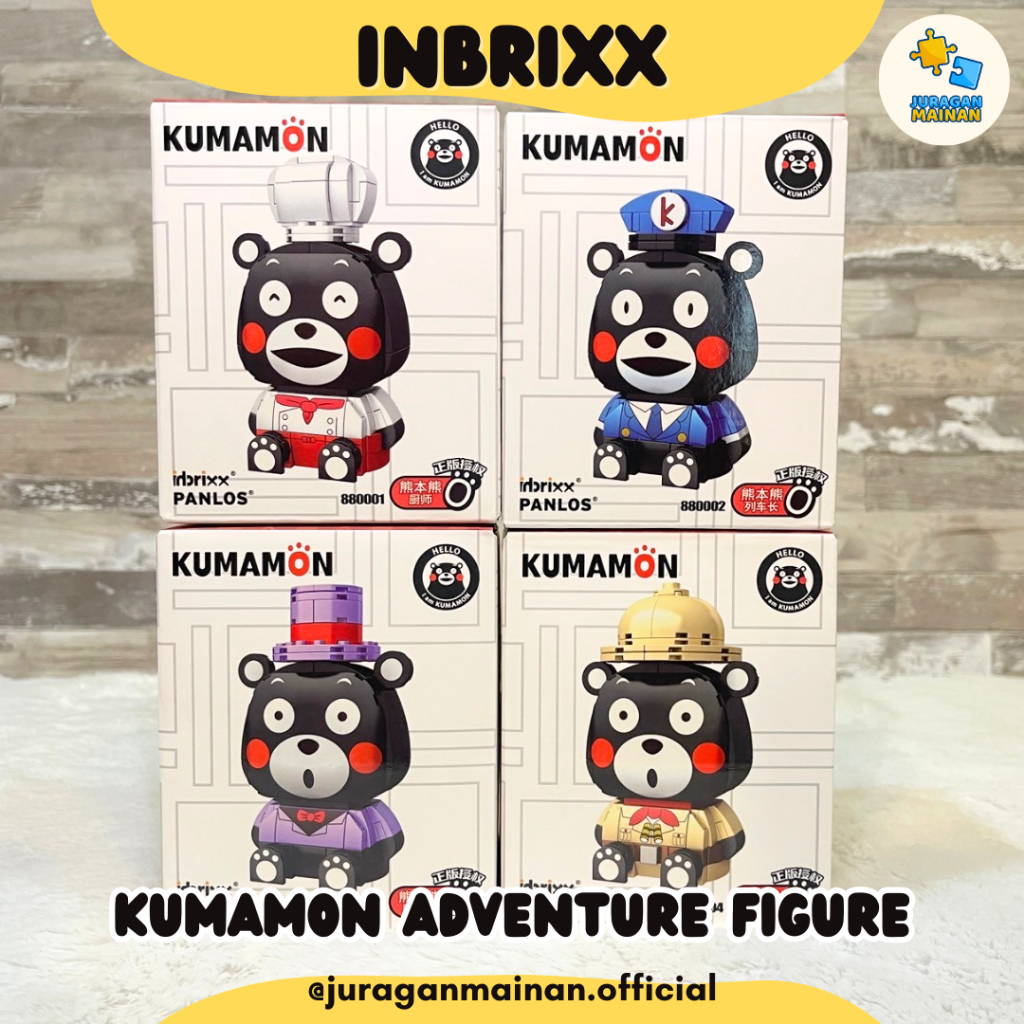 Jual INBRIXX Kumamon Figure Series - Bricks Karakter Anak Lucu Mainan ...