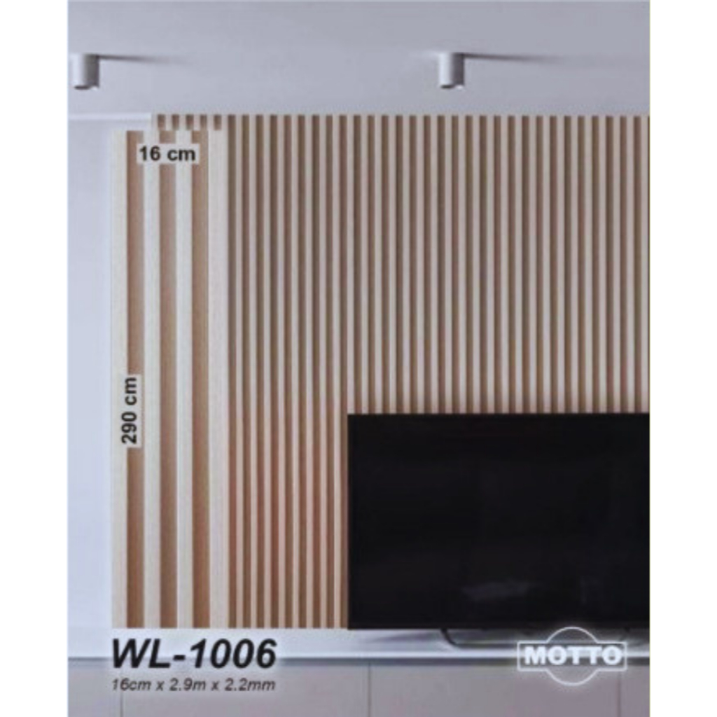 Jual Wood Panel WPC / Wall Panel PVC / Kisi Kisi Tembok / Dinding Motif Kayu 3D WALLPANEL WPC Uk ...