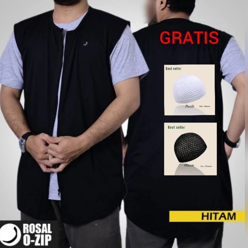 Jual rosal O-zip (rompi sholat full zipper)//Rompi kekinian//Rompi ...