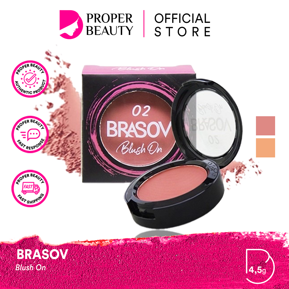 Jual BRASOV Blush On Indonesia / Blush On 4.5g / Perona Pipi / Blushon ...