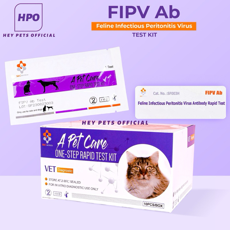 Jual Test Kit FIPV Ab (Feline Infectious Peritonitis) - alat test virus ...