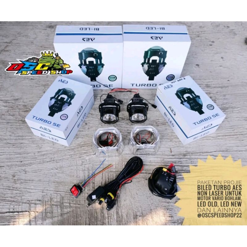 Jual PROJIE BILED VARIO LED NEW TURBO AES NON LASER SET REFLEKTOR ...