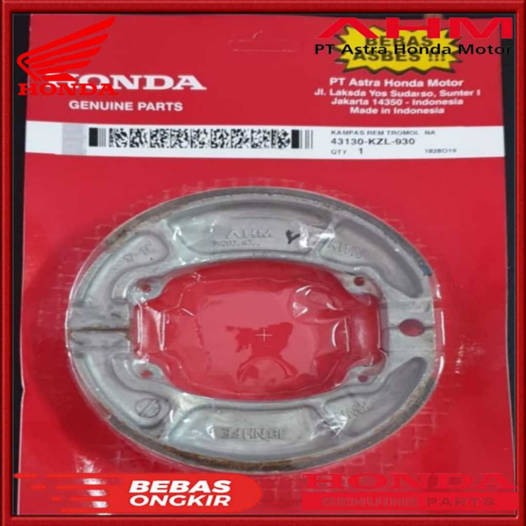Jual Kanvas Rem Belakang (Brake Shoe) Motor Matic Beat , Spacy , Scoopy ...