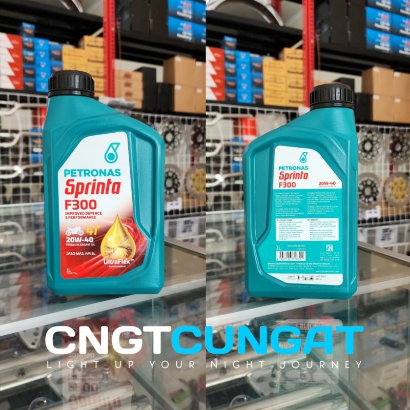 Jual Oli Petronas Sprinta F300 SAE 20W-40 API SL 1 Liter Touring ...