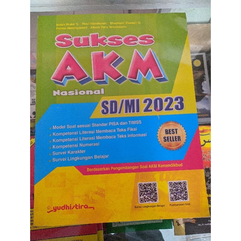 Jual SUKSES AKM SD 2021/2022 YUDISTIRA + kunci jawaban barcode | Shopee ...
