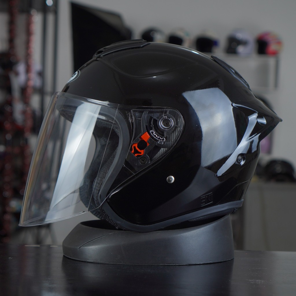Jual HELM HALF FACE PAKET GANTENG KYOTO SOLID VISOR IRIDIUM TERBARU ...