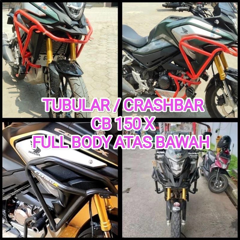 Jual Tubular CB150X FULL BODY ATAS BAWAH Premium Adventure Crashbar CB ...