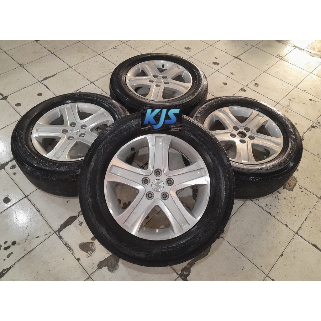 Jual Velg Mobil Second Copotan Vitara Ring 17 Pcd 5x114 Ban Bonus R17 Buat Innova Ertiga New ...