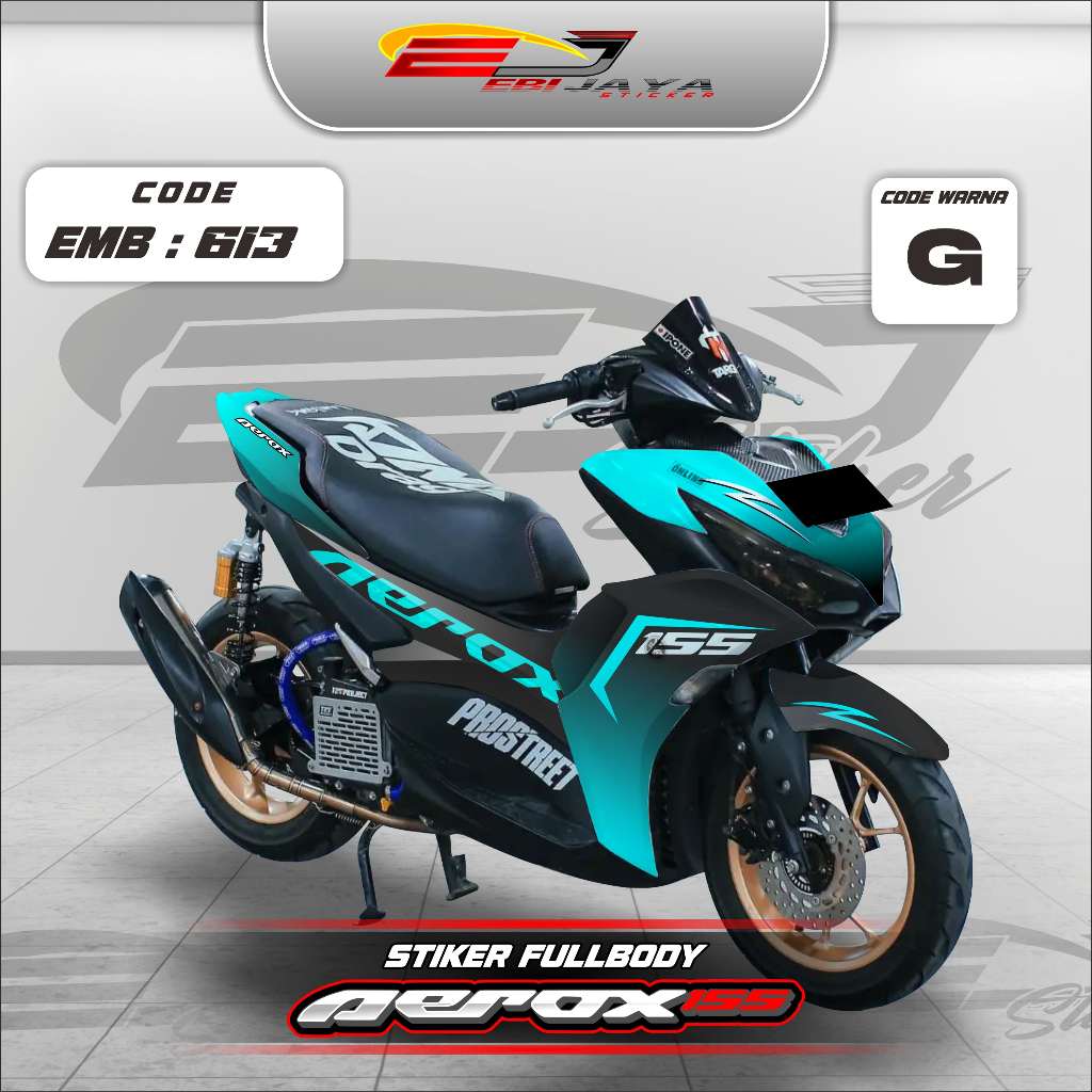 Jual STIKER DECAL FULL BODY AEROX 155 NEW VARIASI DESAIN-STIKER DECAL ...