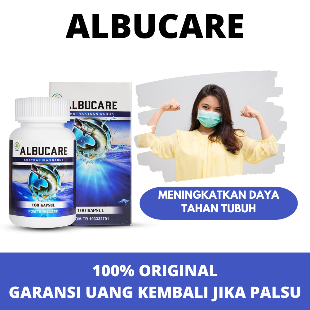 Jual ALBUCARE kapsul ekstrak ikan gabus Meningkatkan daya tahan tubuh ...