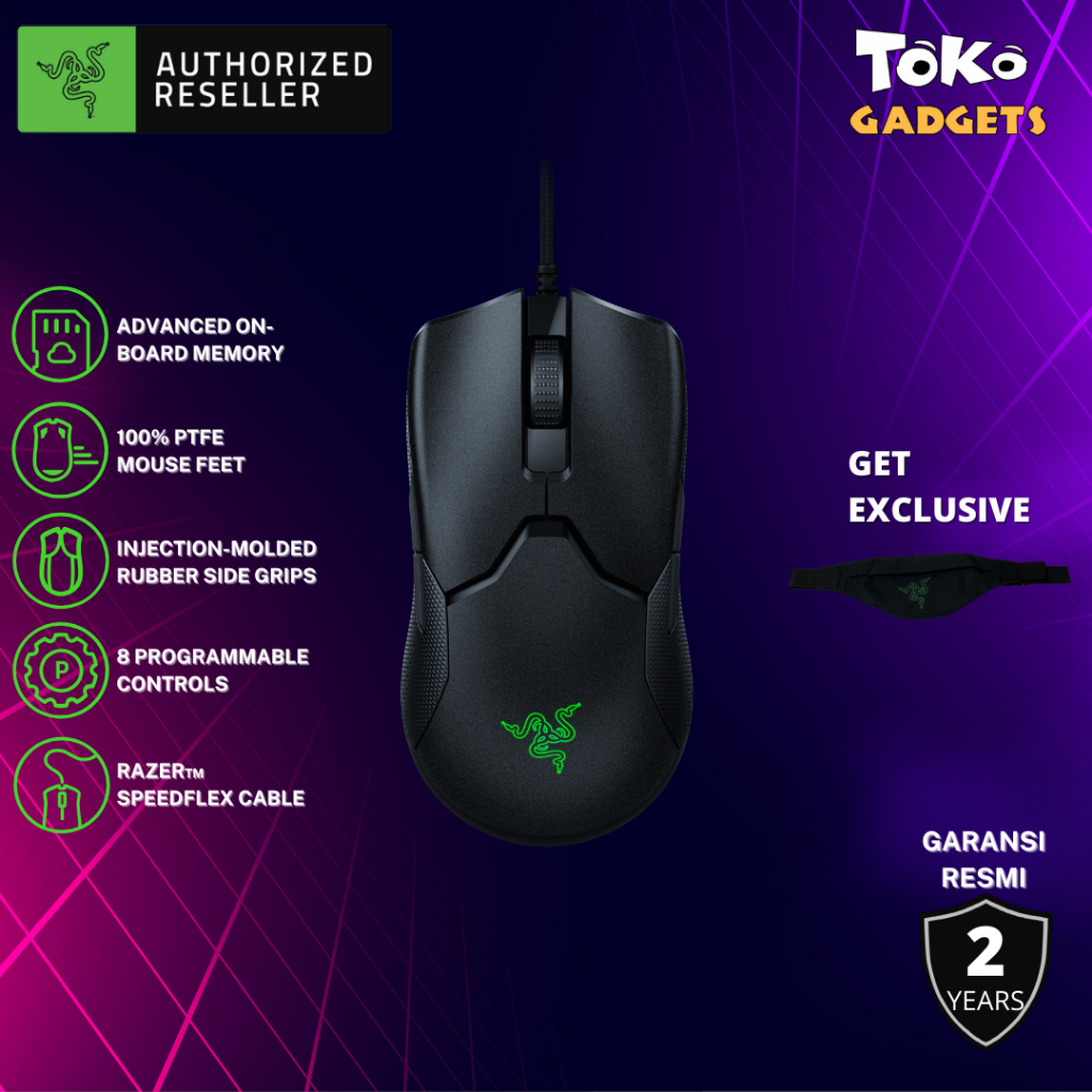 Jual Razer Viper 8KHz - Ambidextrous Gaming Mouse | Shopee Indonesia