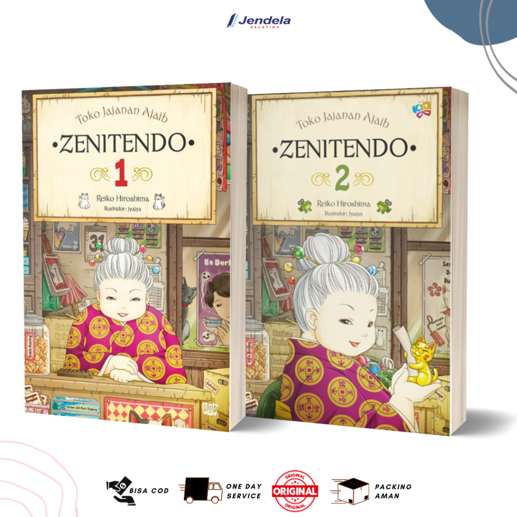 Jual Novel Toko Jajanan Ajaib Zenitendo 1&2 by Reiko Hiroshima (Fushigi ...