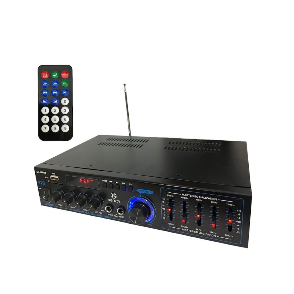 Jual Bluetooth EQ Audio Amplifier av588bt Karaok Home Theater 1000W ...
