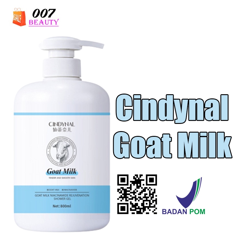 Jual [BPOM APPROVE] CINDYNAL Goat Milk Niacinamide Whitening Body Wash ...