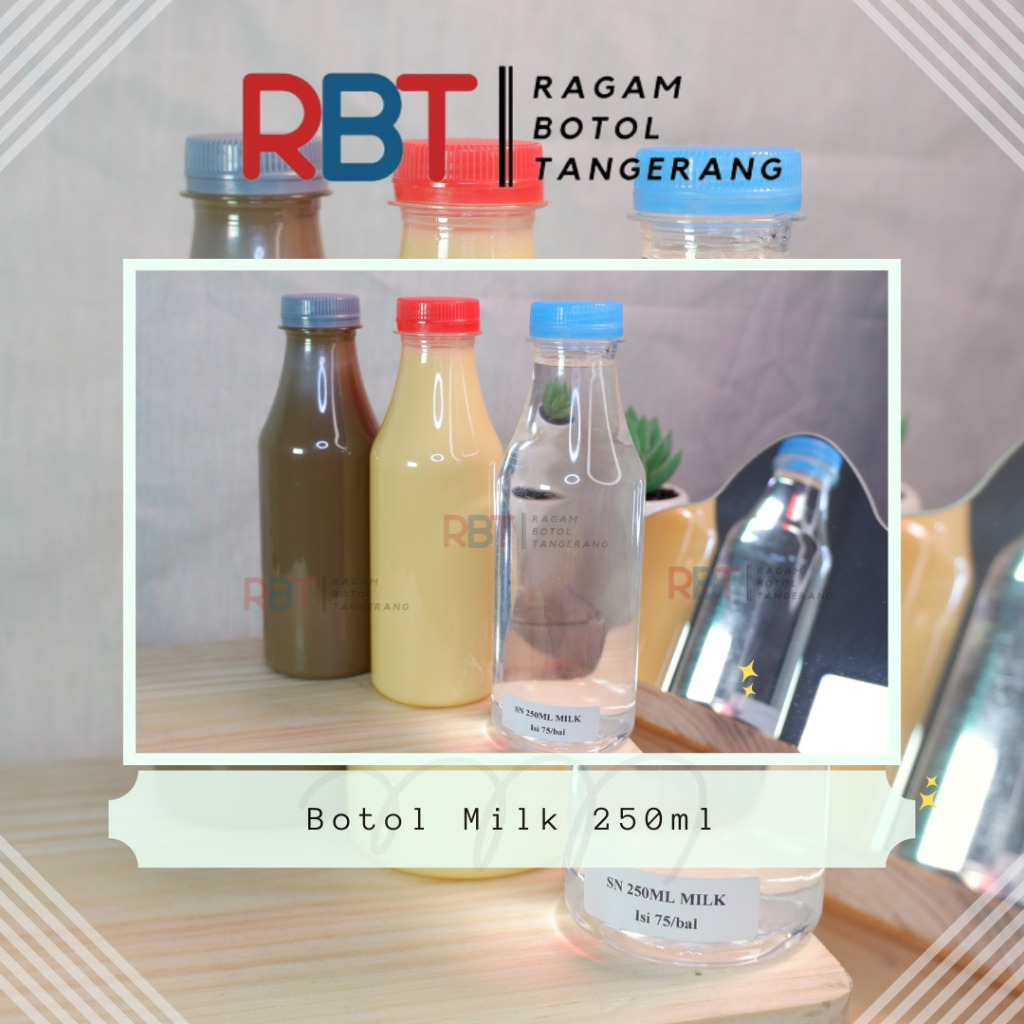 Jual Botol SN 250ml Milk/Botol 250ml/Botol Plastik 250ml (PACKING ...