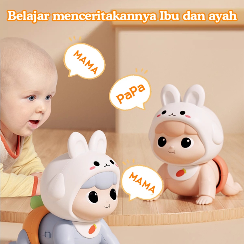 Jual Mainan boneka merangkak 0 tahun pelatihan bayi yang baru lahir ...