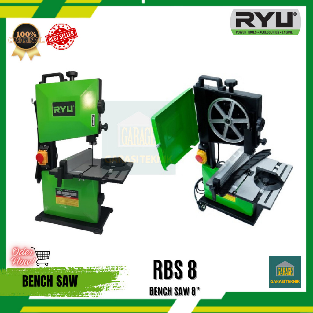 Jual Mesin potong kayu Band saw RBS 8 Ryu+Mesin Band saw 8 inch+murah ...