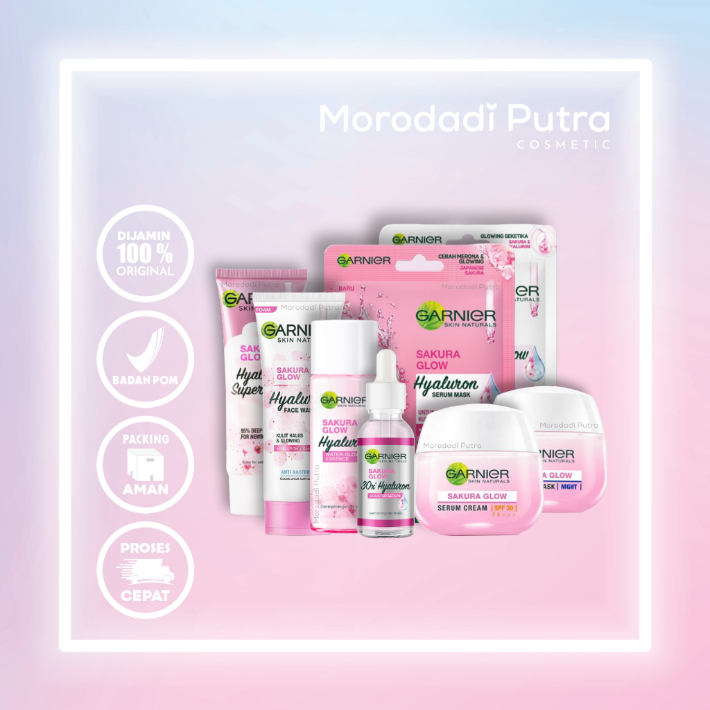 Jual GARNIER - Sakura Glow Series - Live Products | Shopee Indonesia