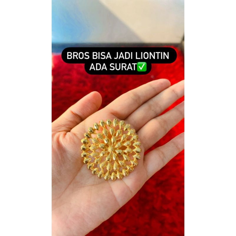 Jual Bross lapis emas | Shopee Indonesia