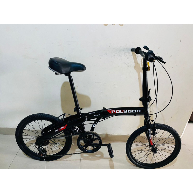 Jual Sepeda lipat uk 20 repaint polygon | Shopee Indonesia