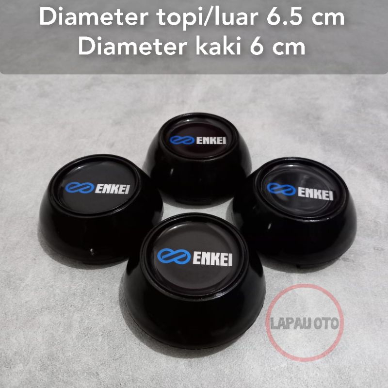 Jual dop velg racing enkei diameter 6.5 cm harga 4 pcs | Shopee Indonesia