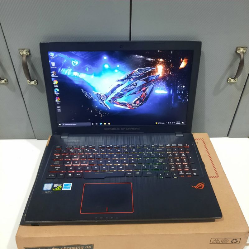 Jual Laptop ASUS ROG STRIK GL553VD Cor i7-7700HQ Ram 16Gb/Ram 8Gb Nvdia Geforce GTX 1050 Vram ...