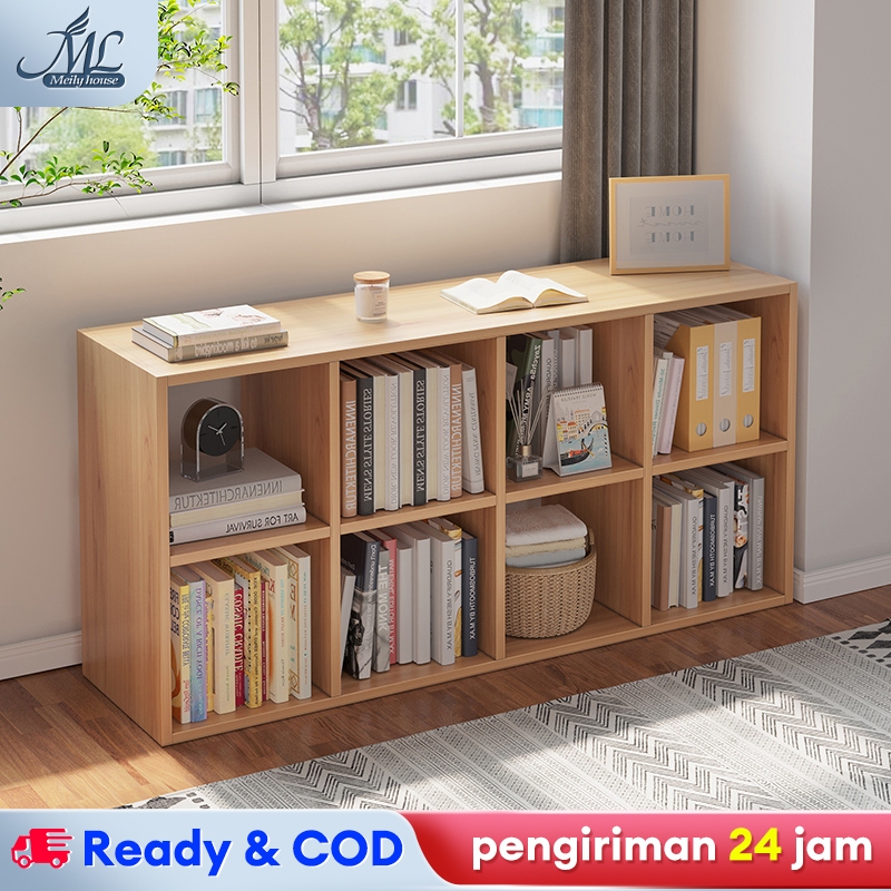 Jual Lemari buku Minimalis Lemari kayu solid Lemari Buku Kayu Kombinasi ...
